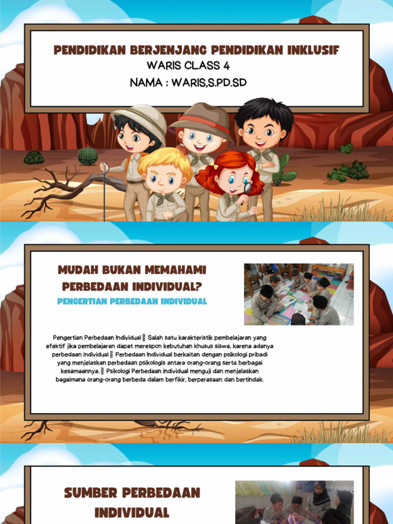 Pendidikan Berjenjang Pendidikan Inklusif (1) - 11zon | PDF