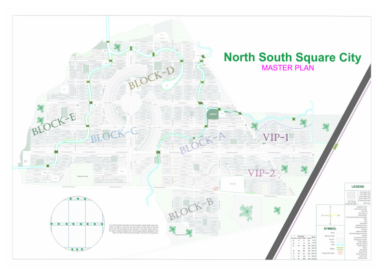 North South Squre City Layout | PDF