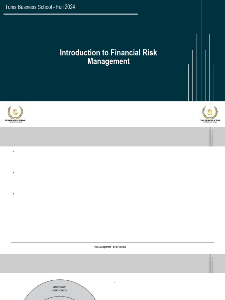 Introduction To FRM Slides | PDF | Financial Risk | Basel Iii