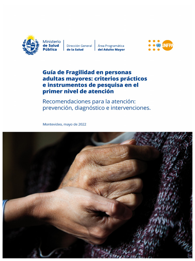 Guía sobre fragilidad en adultos mayores | PDF | Invalidez | Hospital