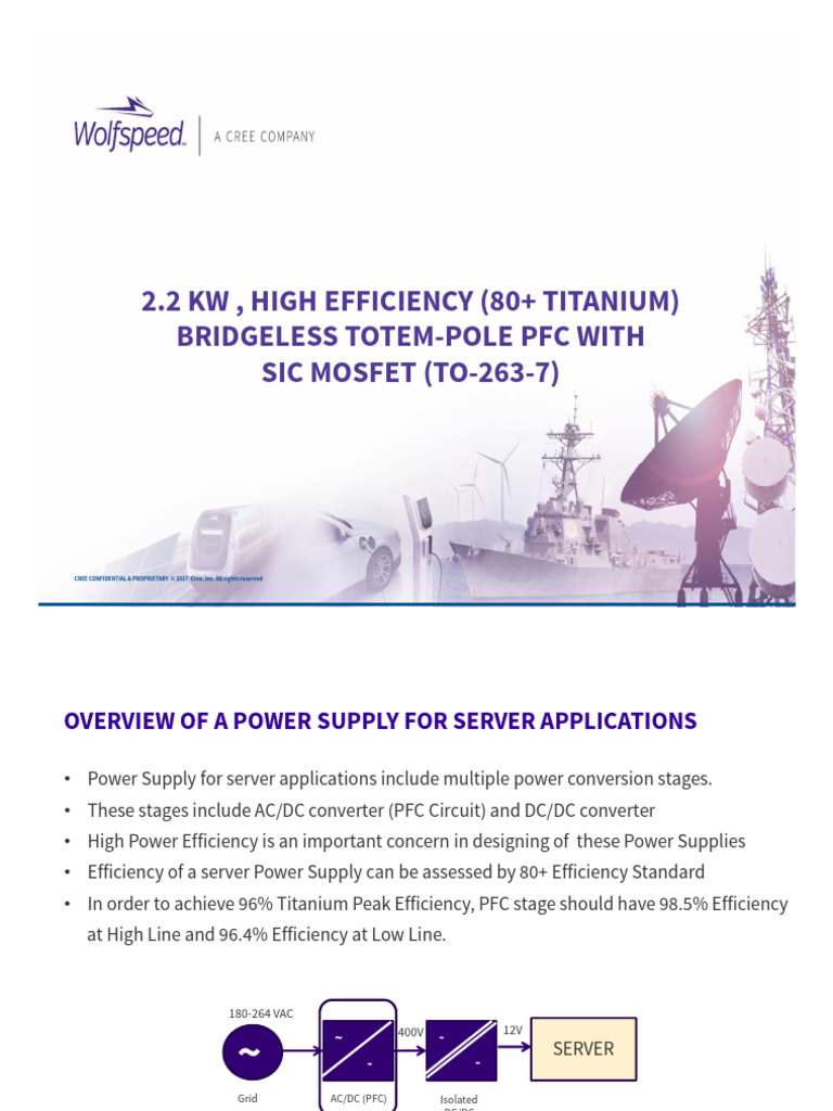 Bridgeless Totem-Pole PFC Design Guide | PDF | Power Supply | Mosfet