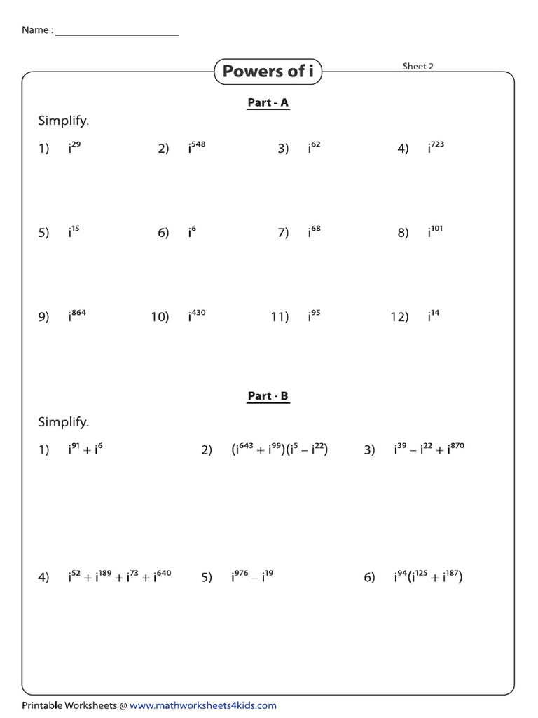 Powers 2 Student | PDF