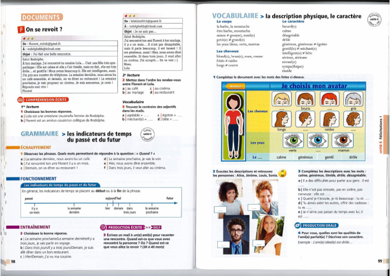 A1 - La famille et la description physique | PDF