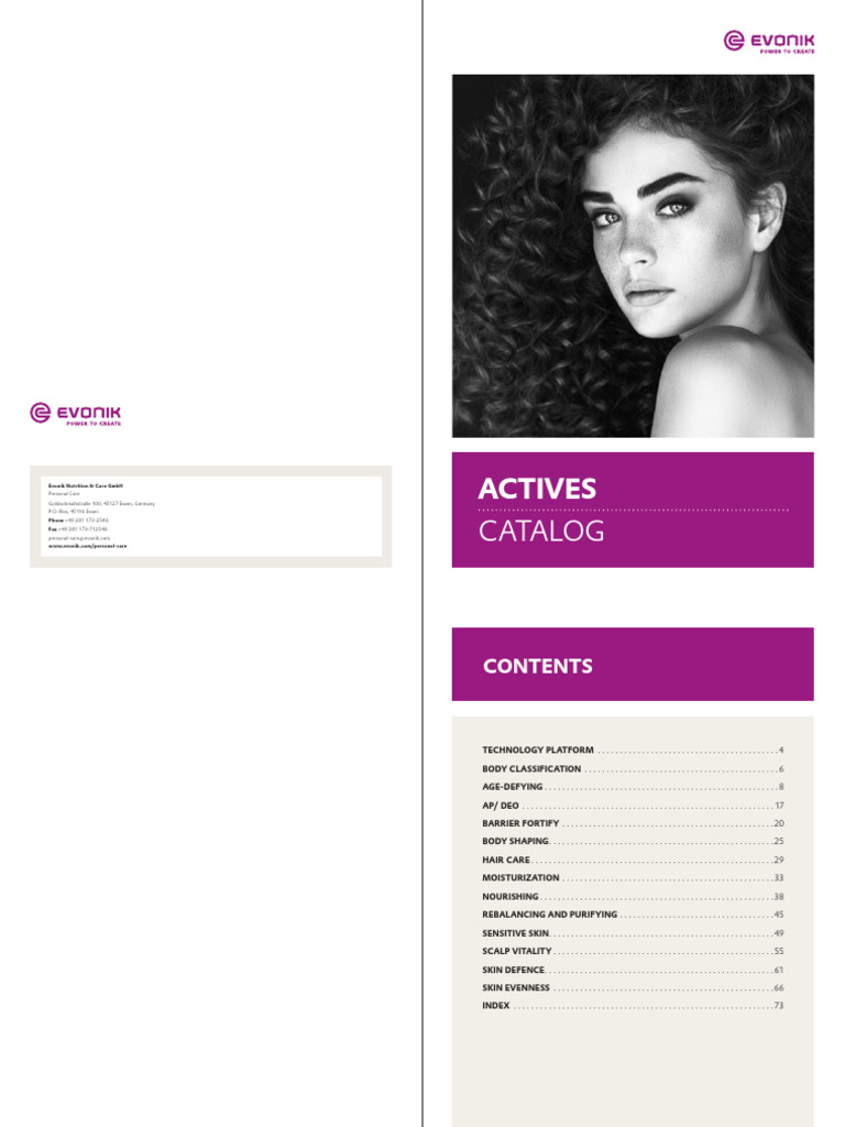 Epc Actives Catalog | PDF