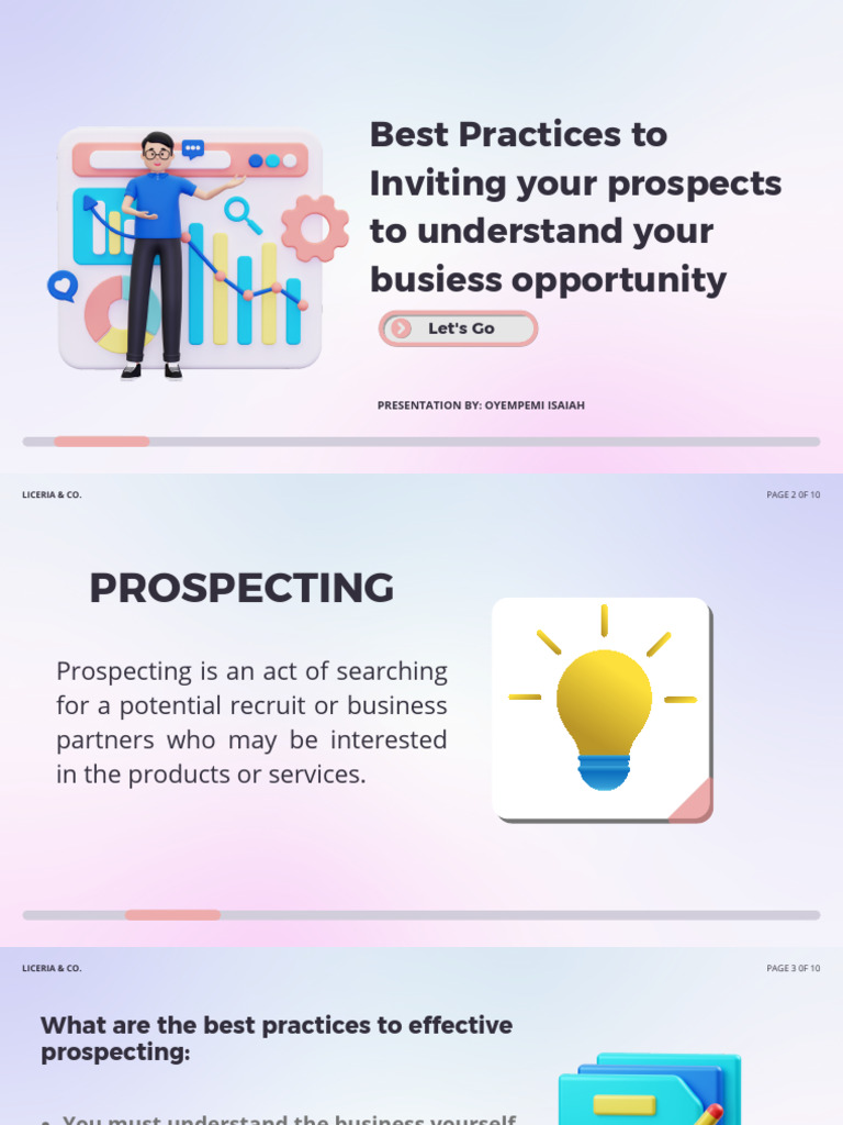 Best Practices To Inviting Your Prospects To Understand Your Busiess ...