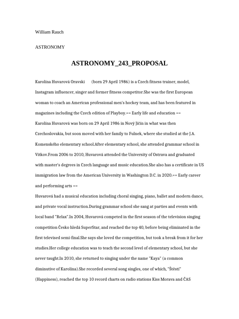 ASTRONOMY_243_PROPOSAL | PDF