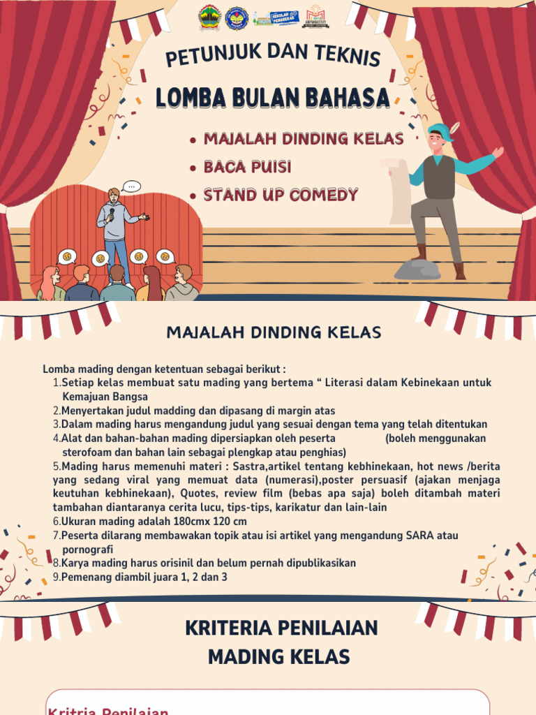 Petunjuk Dan Teknis Lomba Bulan Bahasa | PDF