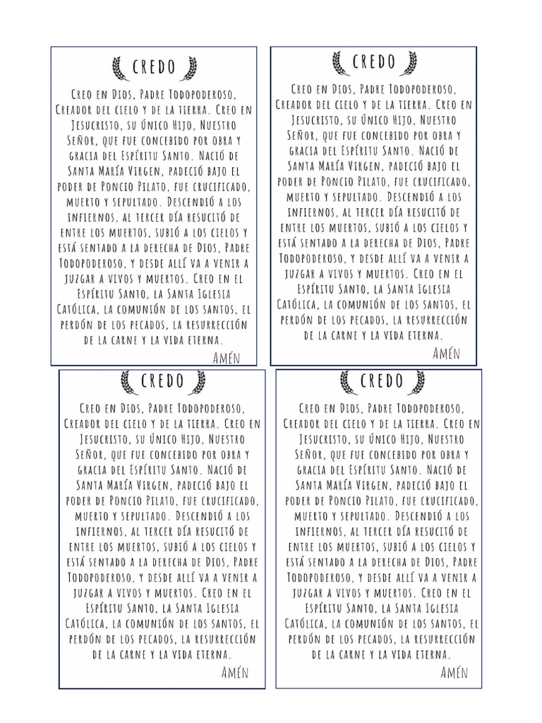 Credo | PDF