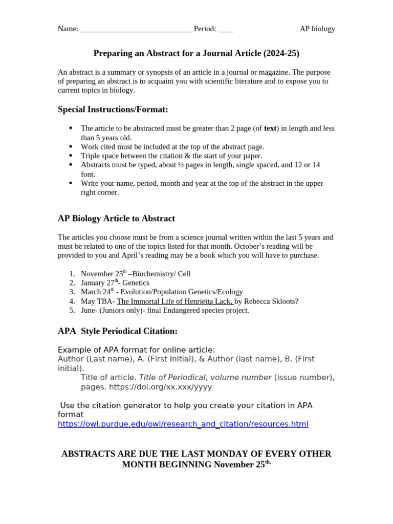 Abstract Instruction For A Journal Revised (2024) | PDF | Social Science