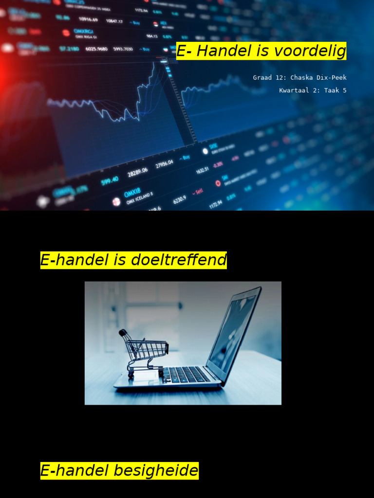 E - Handel Is Voordelig | PDF