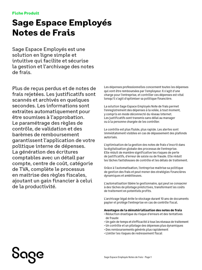 Gestion Optimisée des Notes de Frais | PDF | Business | Application