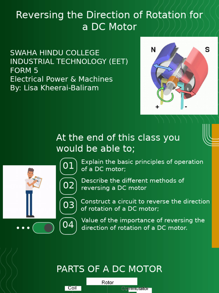 PPT for Final TP Motor | PDF | Electric Motor | Electrical Components