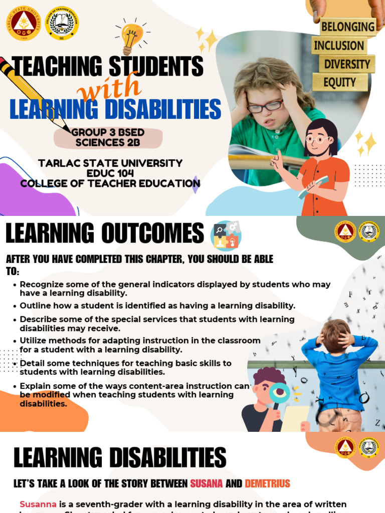 Teaching-Students-with-Learning-Disabilities-Group-31 | PDF | Learning ...