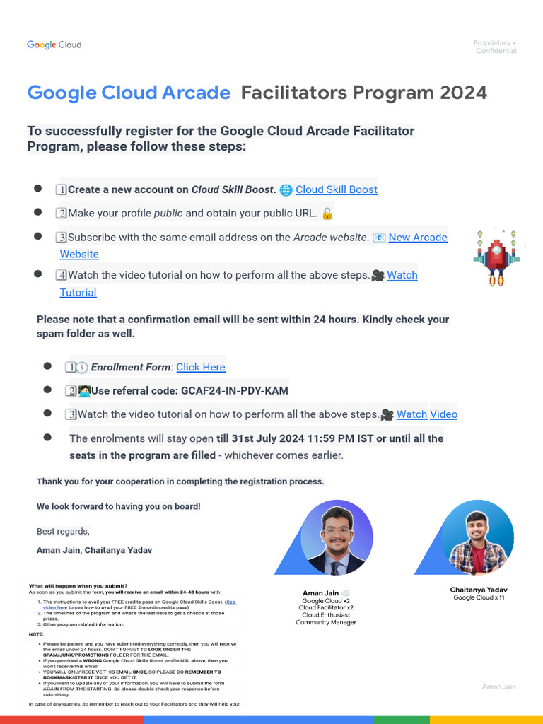 Skill Badges List AJ_CY- Arcade Facilitator 2024 | PDF | Cloud ...