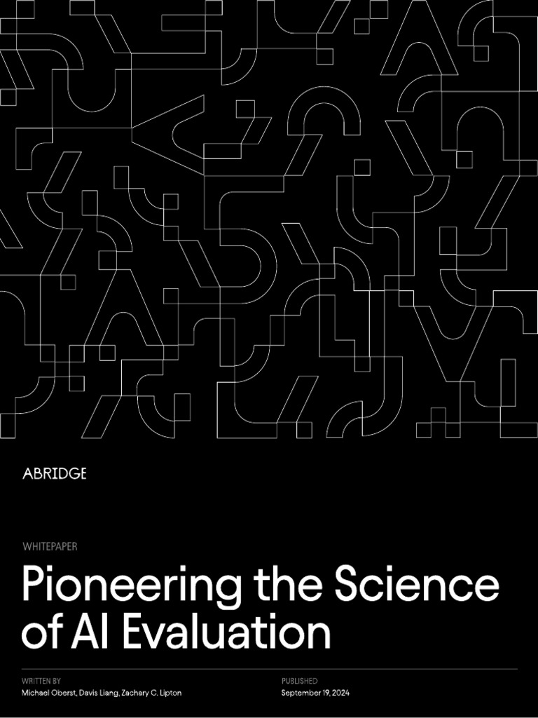 Abridge Whitepaper - Pioneering The Science of AI Evaluation | PDF ...