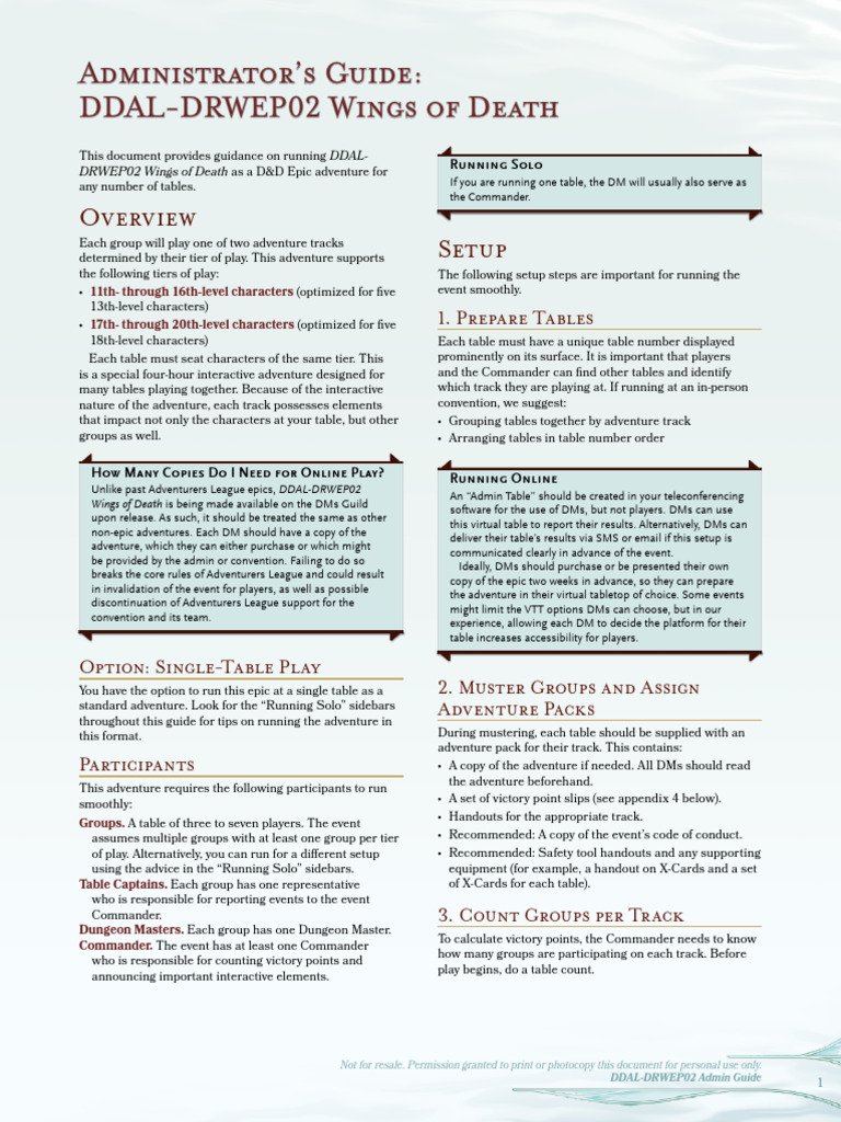 Ddal-drwep01 Admin Guide | PDF | Deutsche Mark | Dungeons & Dragons
