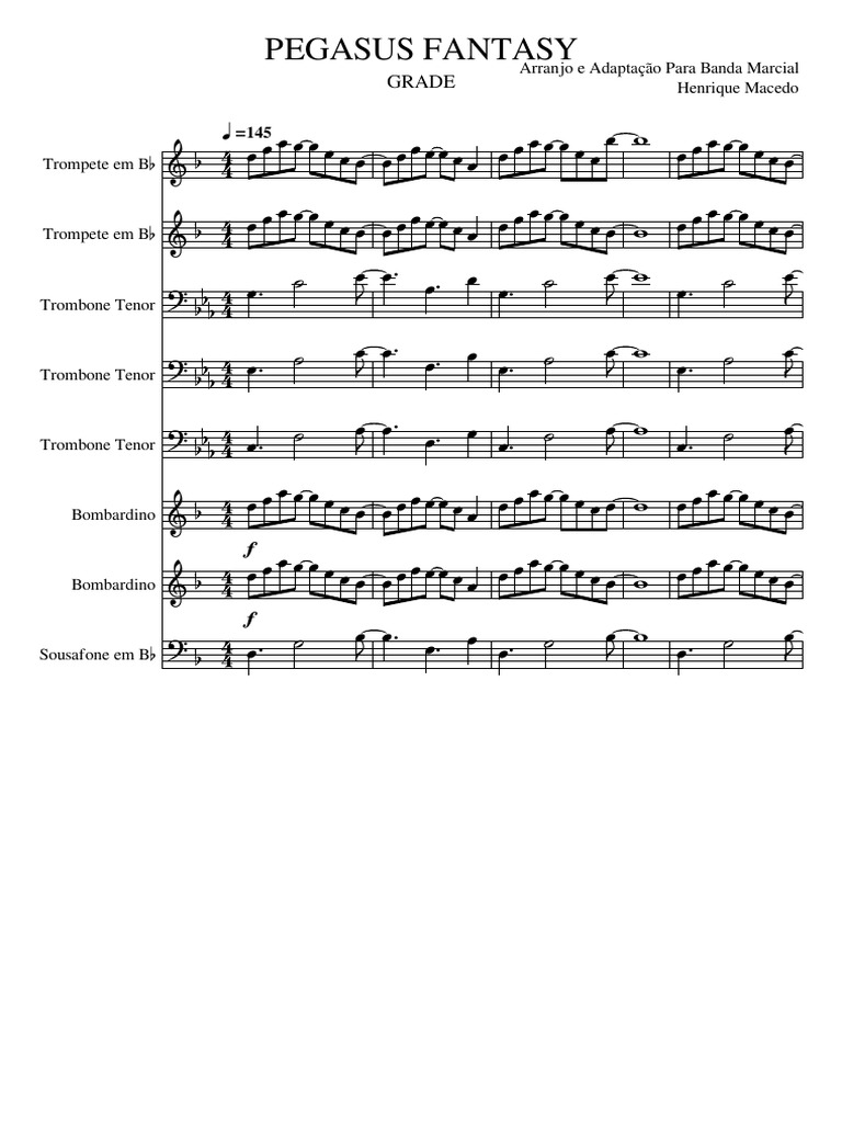 Pegasus_Fantasy | PDF | Brass Instruments