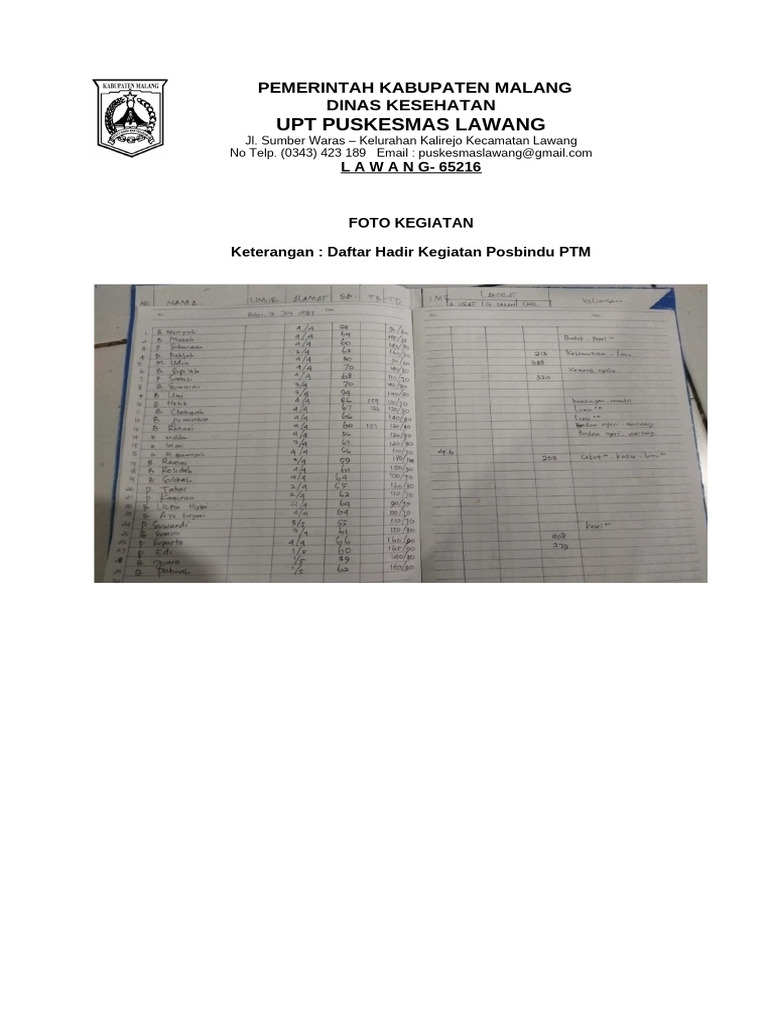 Bukti Penyampaian Hasil Kinerja Ukm Oleh PJ Ukm | PDF