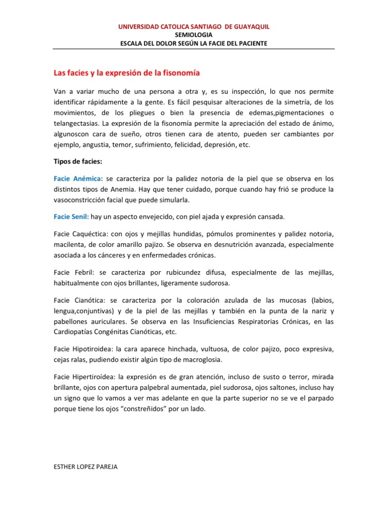 Las Facies y La Expresión de La Fisonomía | PDF | Lupus eritematoso ...