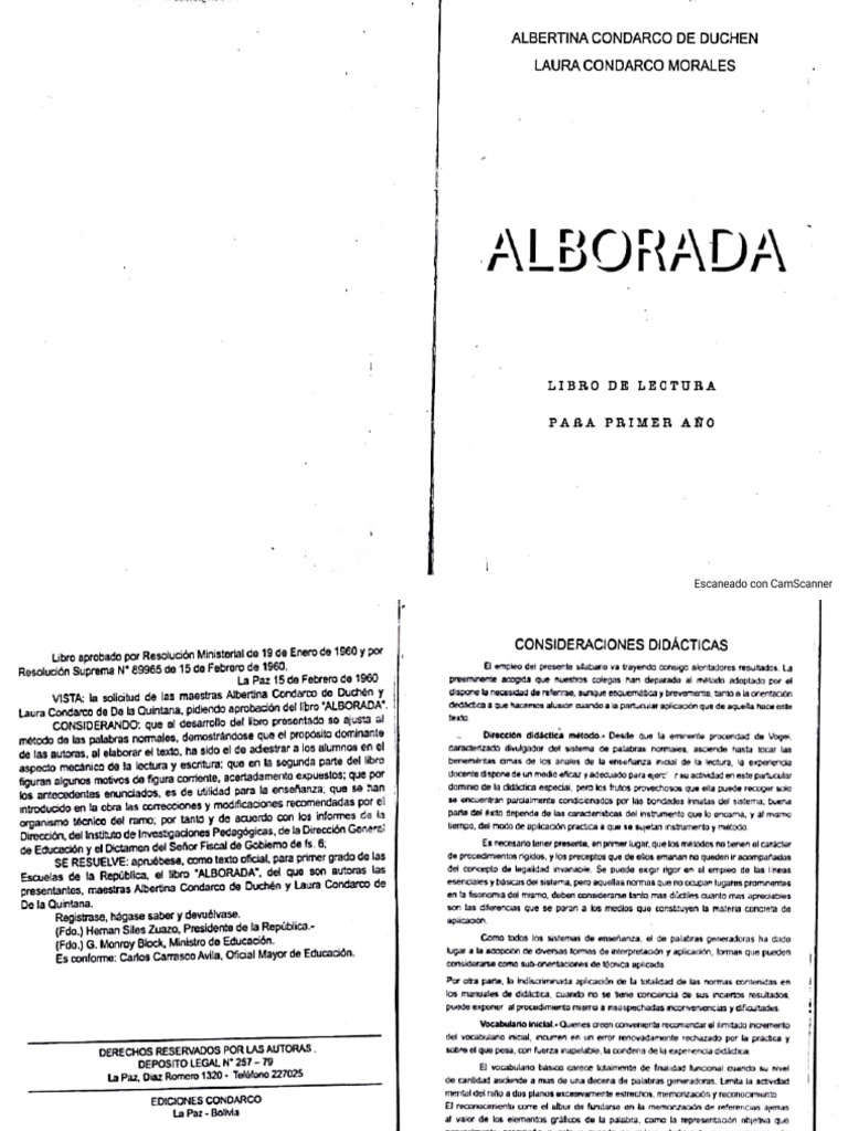 Alborada 1 Básico | PDF