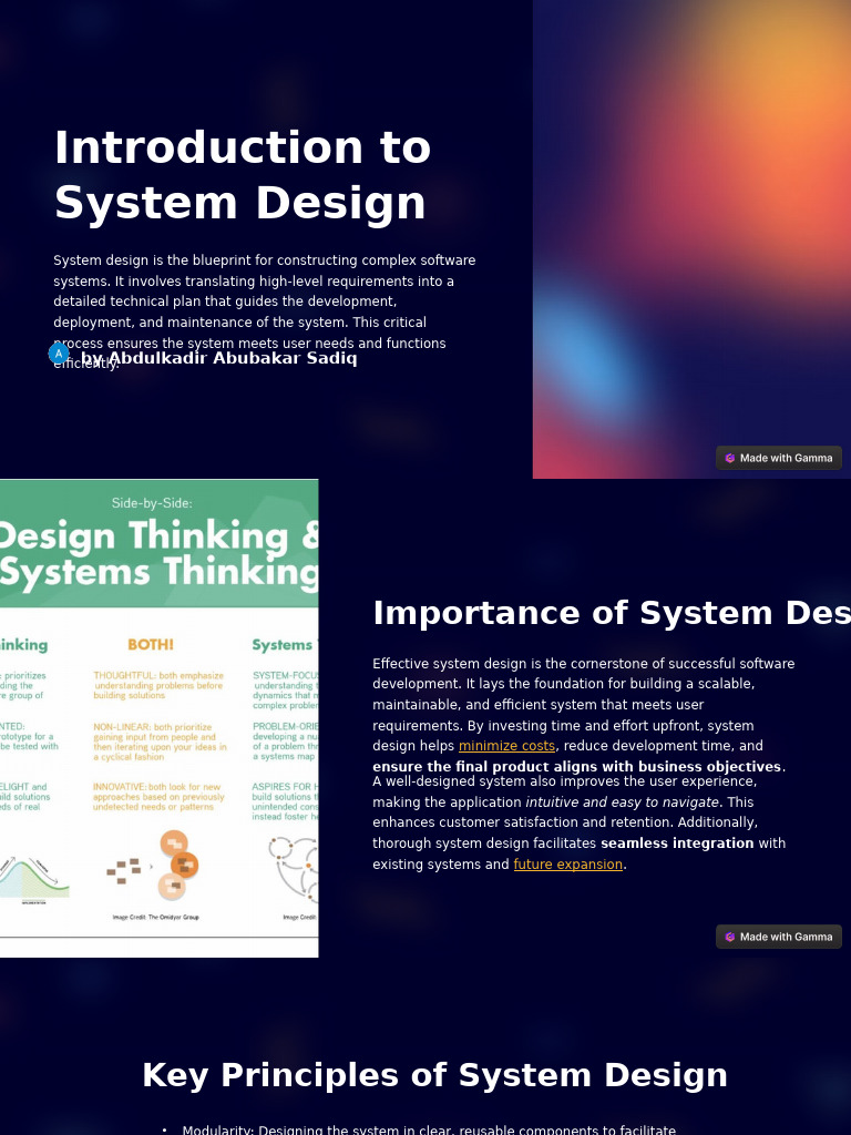 Introduction-to-System-Design | PDF | System | Interface (Computing)