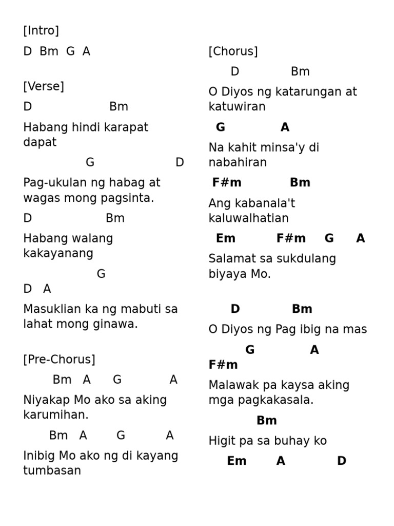 Chords D | PDF