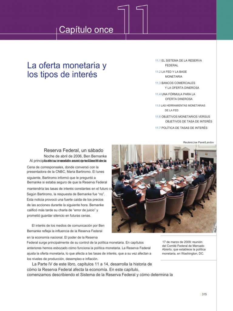 Cap 11 | PDF | La política monetaria | Préstamos