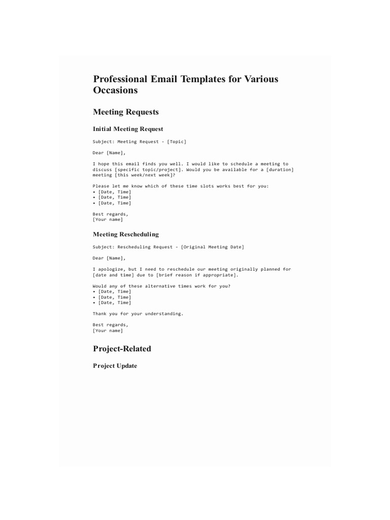 email templates | PDF | Communication | Human Communication