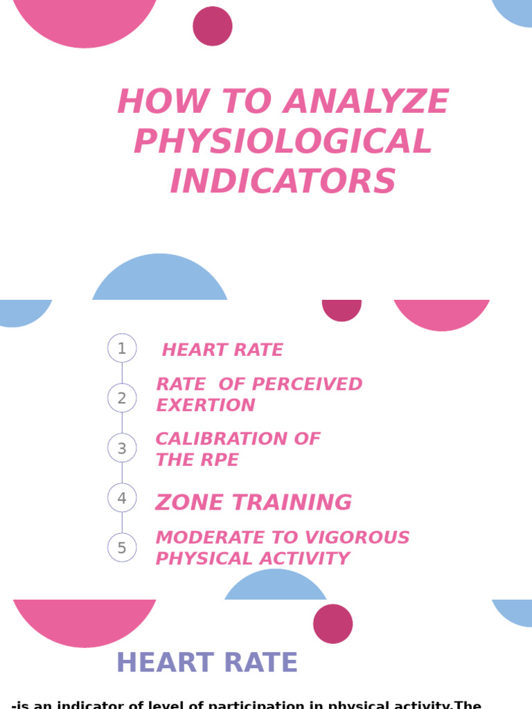How to Analyze Physiological Indicators | PDF | Heart Rate | Physical ...
