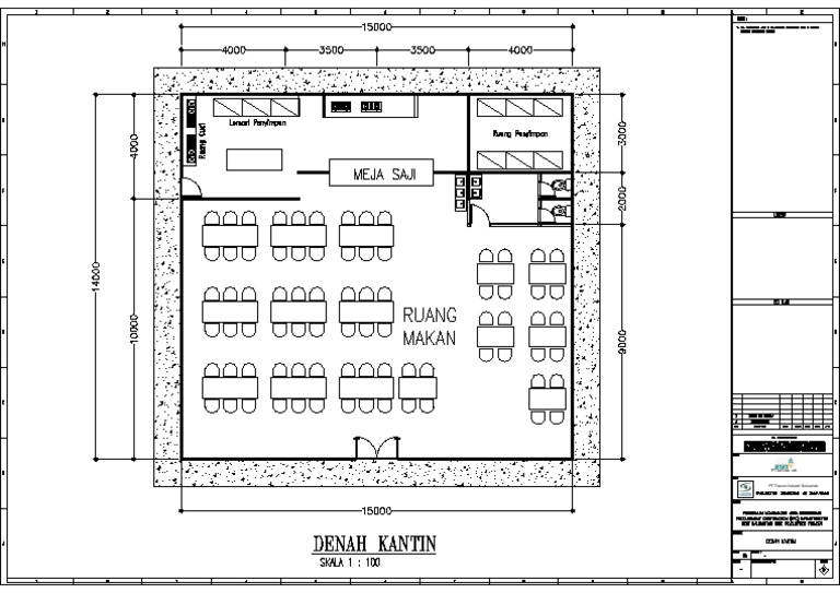 11.1 Denah Kantin | PDF
