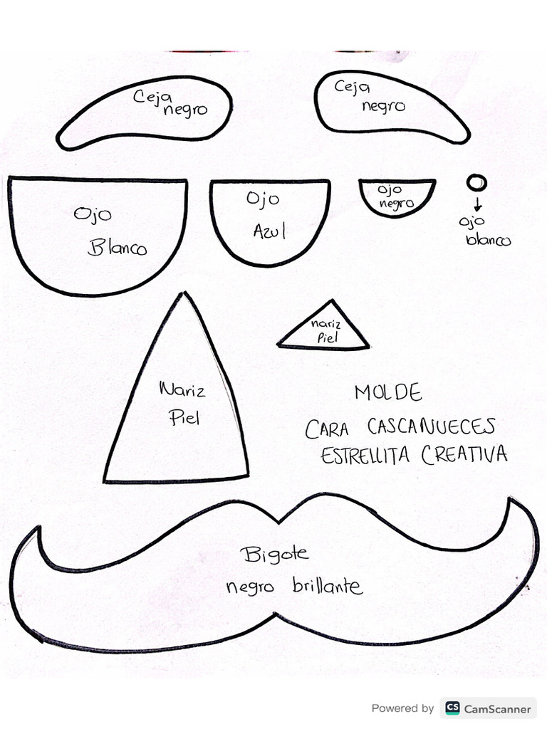 Molde Cara Cascanueces | PDF