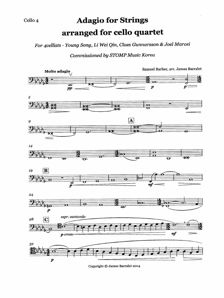 Adagio Cello 4 PDF | PDF