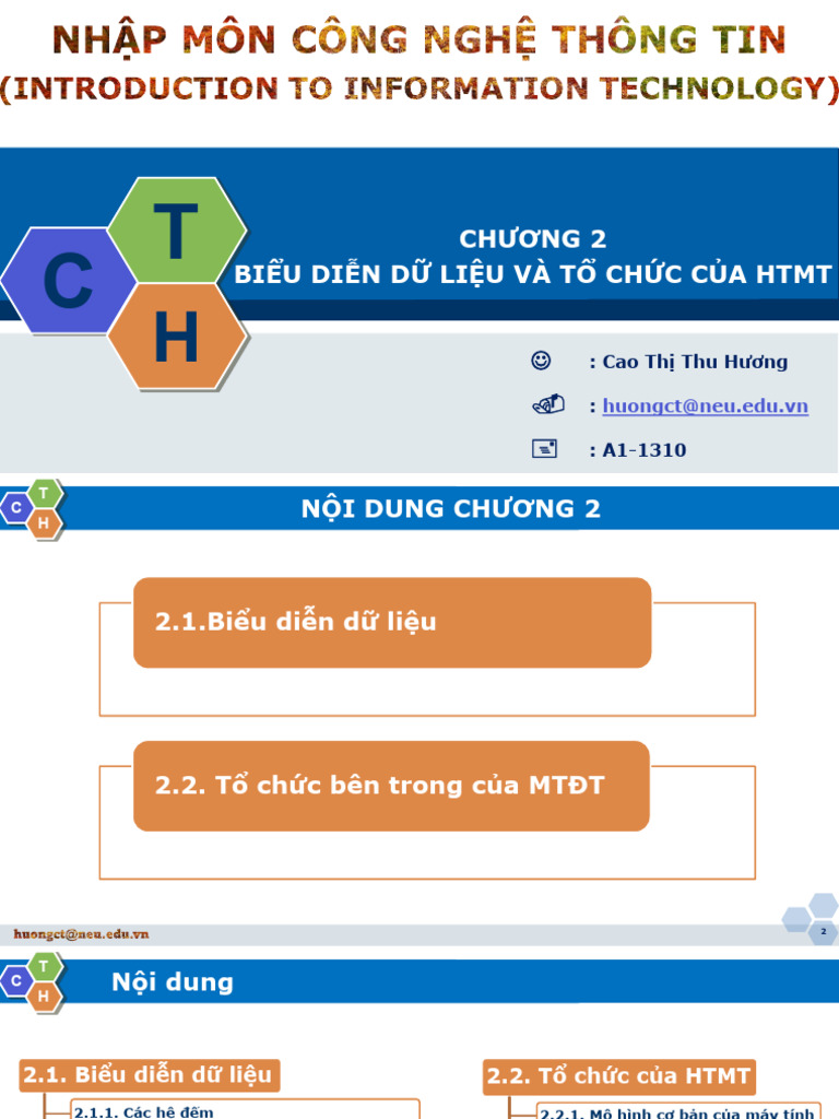 2 Chuong2-BieuDienDuLieuVaToChucMTĐT | PDF