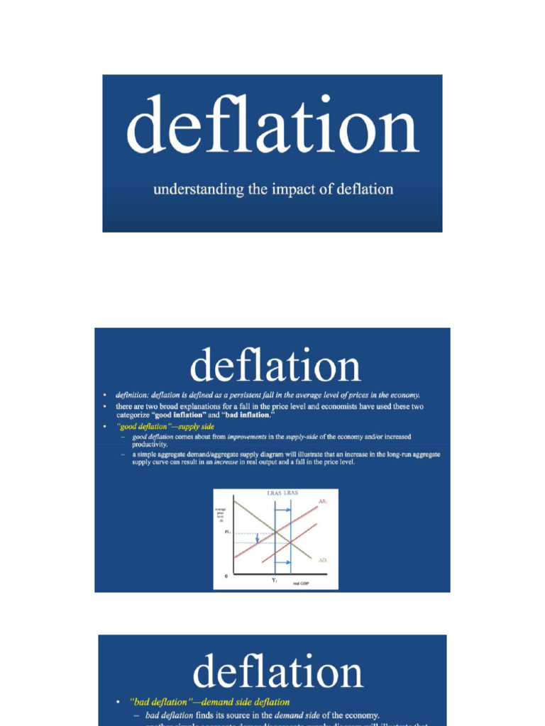 Deflation Explained | PDF