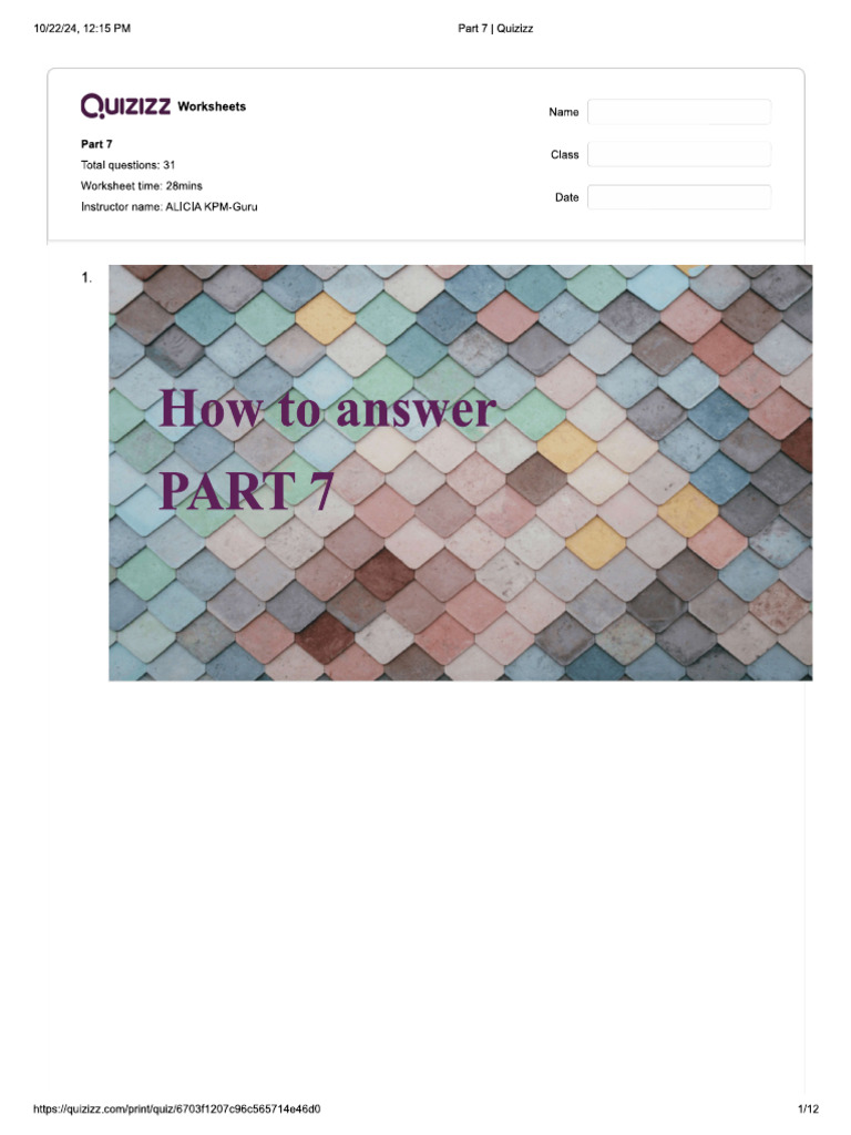 Part 7 How To Answer UASA | PDF