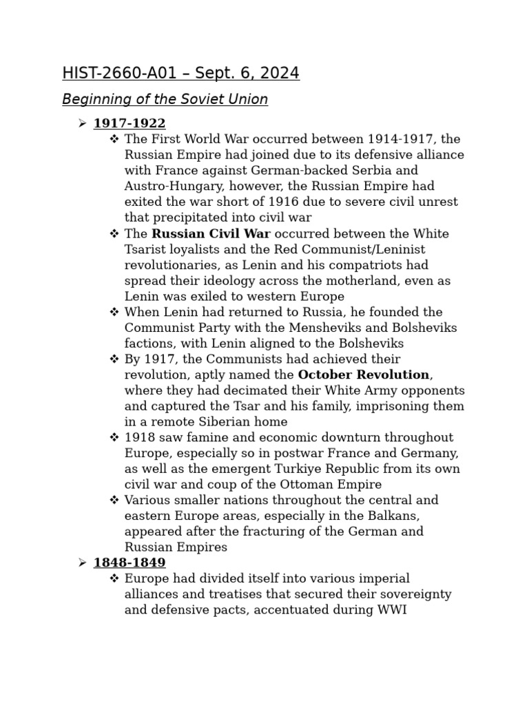 Sept. 6, 2024 | PDF | Vladimir Lenin | Communism