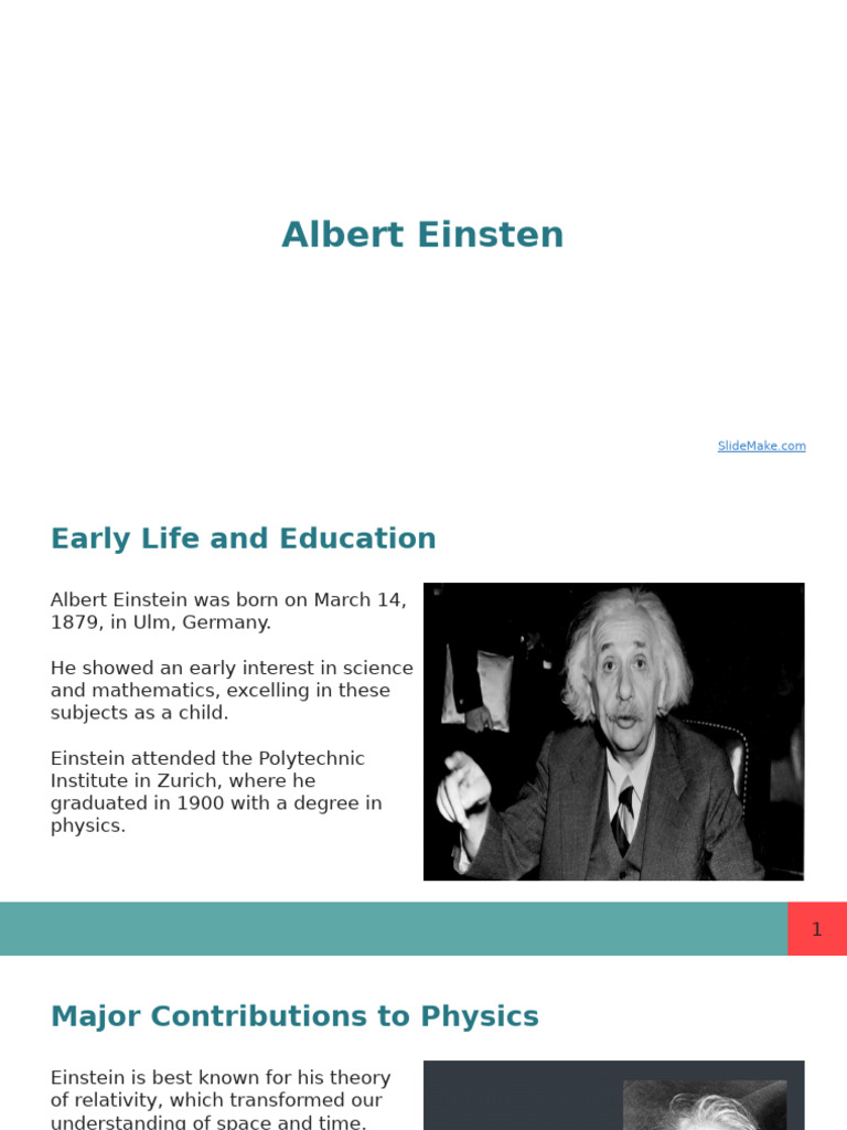 Albert Einsten | PDF | History