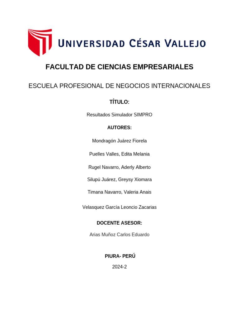 Informe Simpro Final | PDF | Mercado (economía) | Business