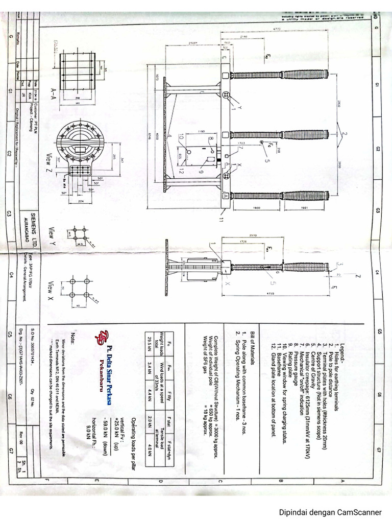 WIRING PMT 150kV TRAFO 6 | PDF