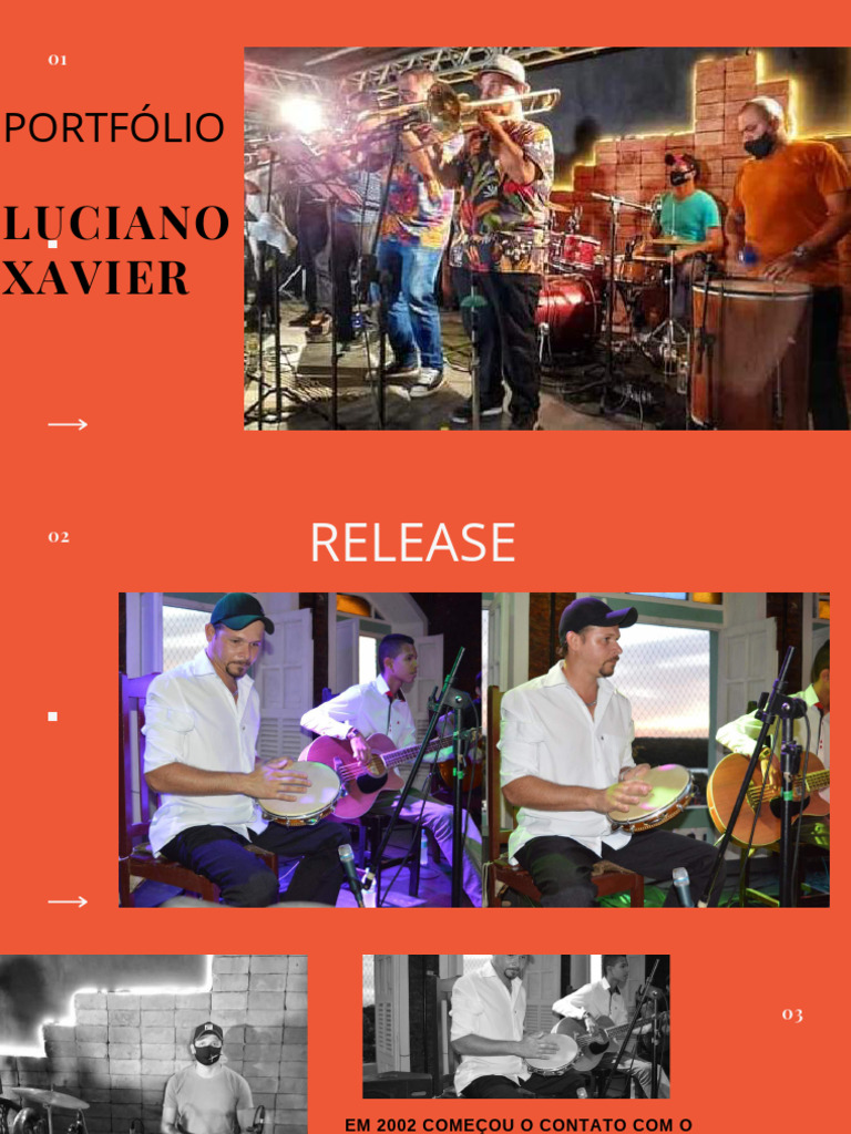 Orange and White Simple Photography Portfolio-Compactado | PDF | Arte