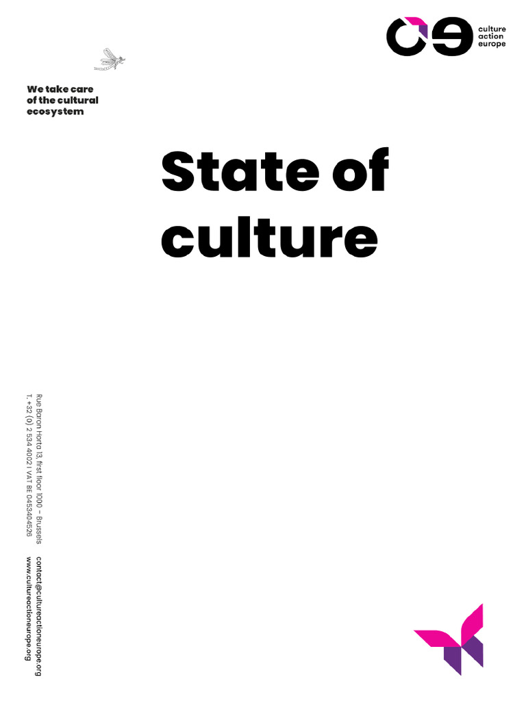 State of Culture Report - Final - Version | PDF | European Union ...