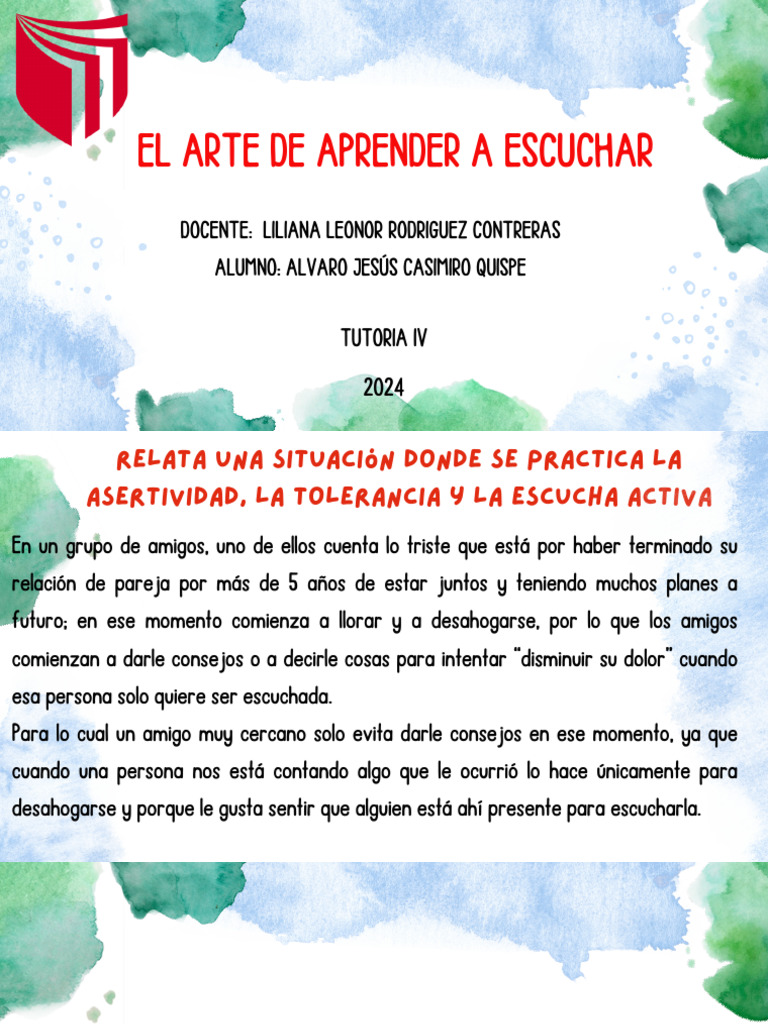 El Arte de Aprender A Escuchar | PDF