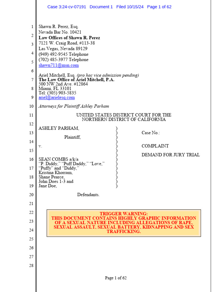 Diddy Case 4 | PDF | Title 18 Of The United States Code | Racketeer ...