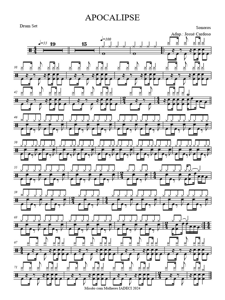 APOCALIPSE - Drum Set | PDF
