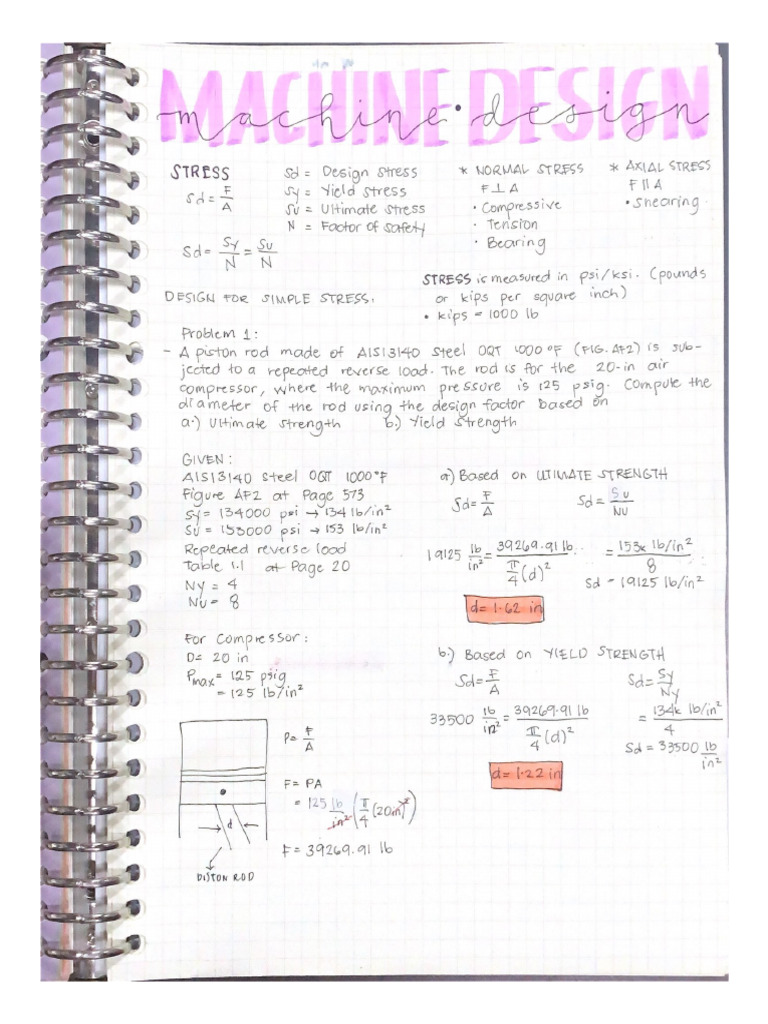 Normal Stress Axial Stress | PDF