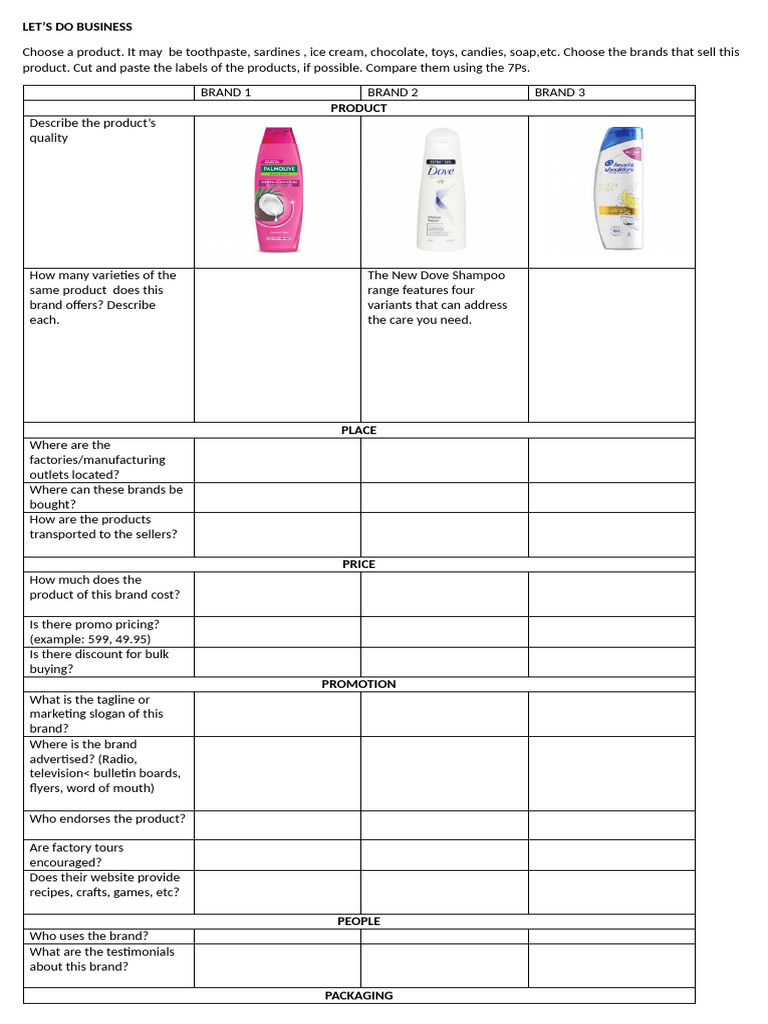 Lesson 3 Activity | PDF | Wellness
