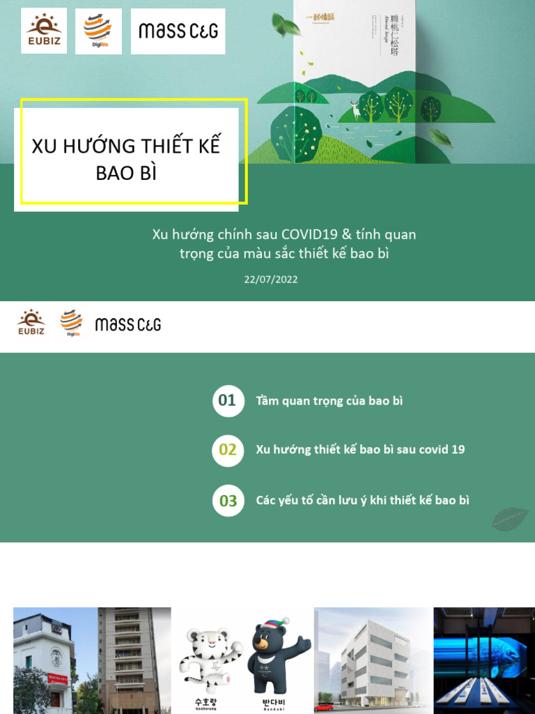 Presentation - Xu hướng thiết kế nhãn mác và đóng gói | PDF