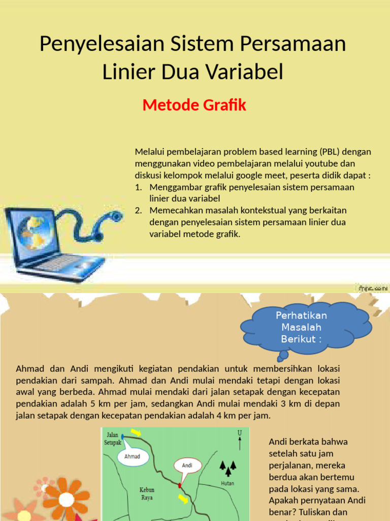 PPT-SPLDV Metode Grafik | PDF