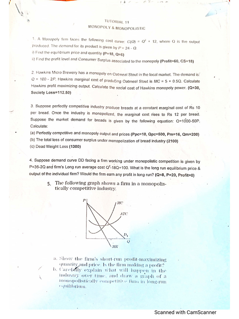 Eco Tut11 | PDF