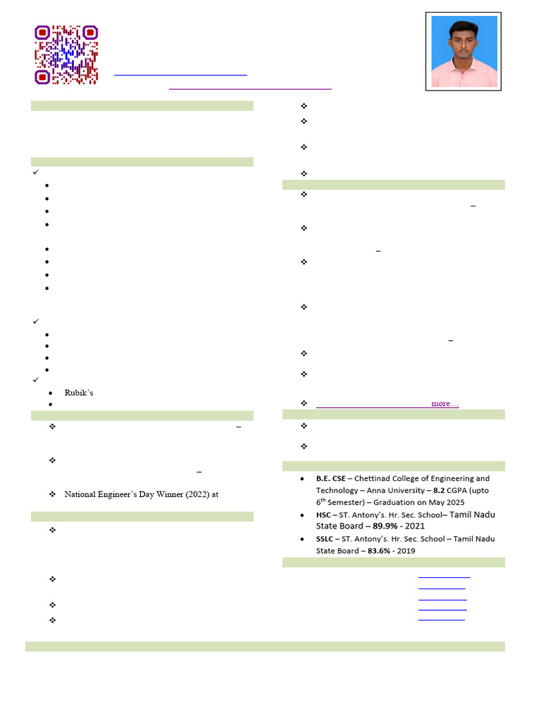 Vijay Sarathi G: +91 9944576011 Portfolio | PDF | Java (Programming Language) | Php